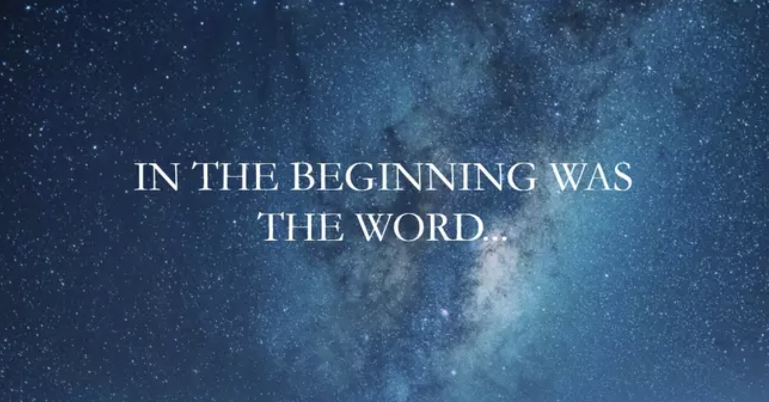 In the Beginning Was the Word | Worship Leaders University